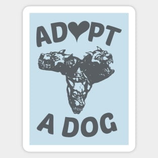 Adopt A Dog - Cerberus Three Headed Dog Sticker Phone Decal Water ...