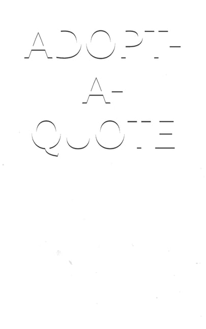 Adopt-A-Quote : A Collection of Feelings - 400 Inspirational Quotes ...