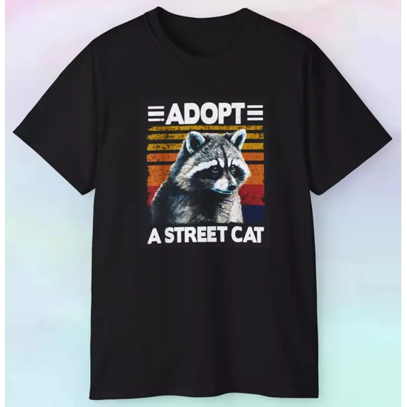 Adopt A Street Cat Shirt, Funny Animals Wildlife, - Walmart.com