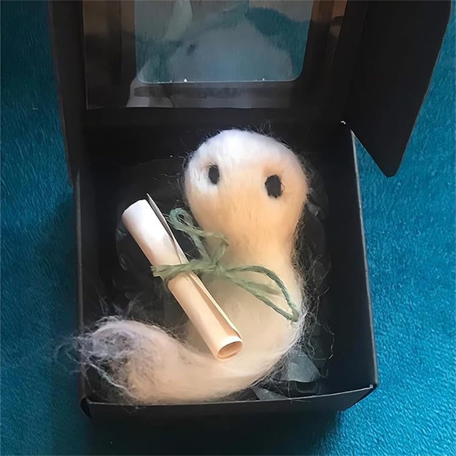 Adopt A Ghost,New Super Cute Little Pocket Ghost with A Tiny Scroll ...