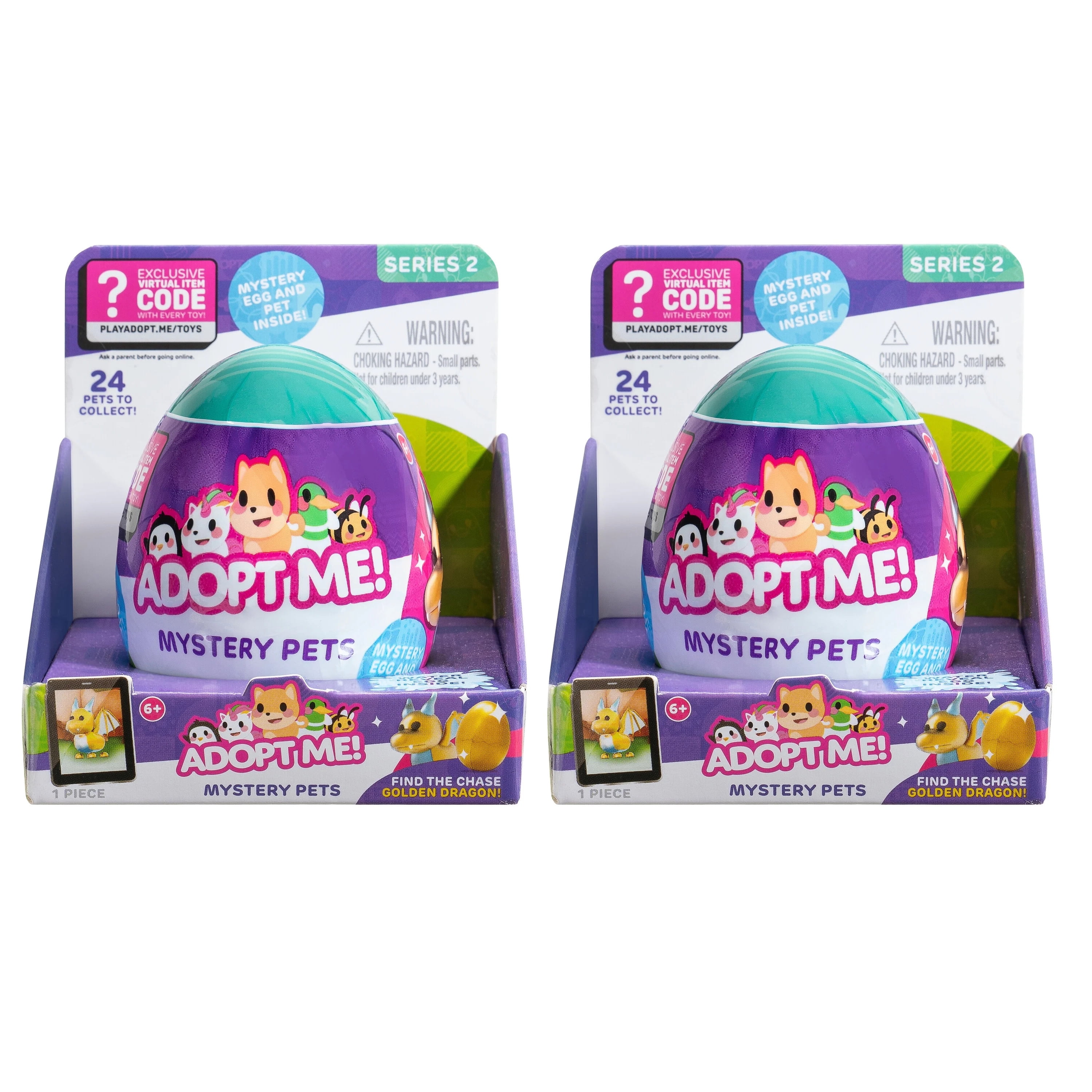 "Adopt Me! Surprise Blind Bag - 2"" Mystery Collectible Toy Pets ...
