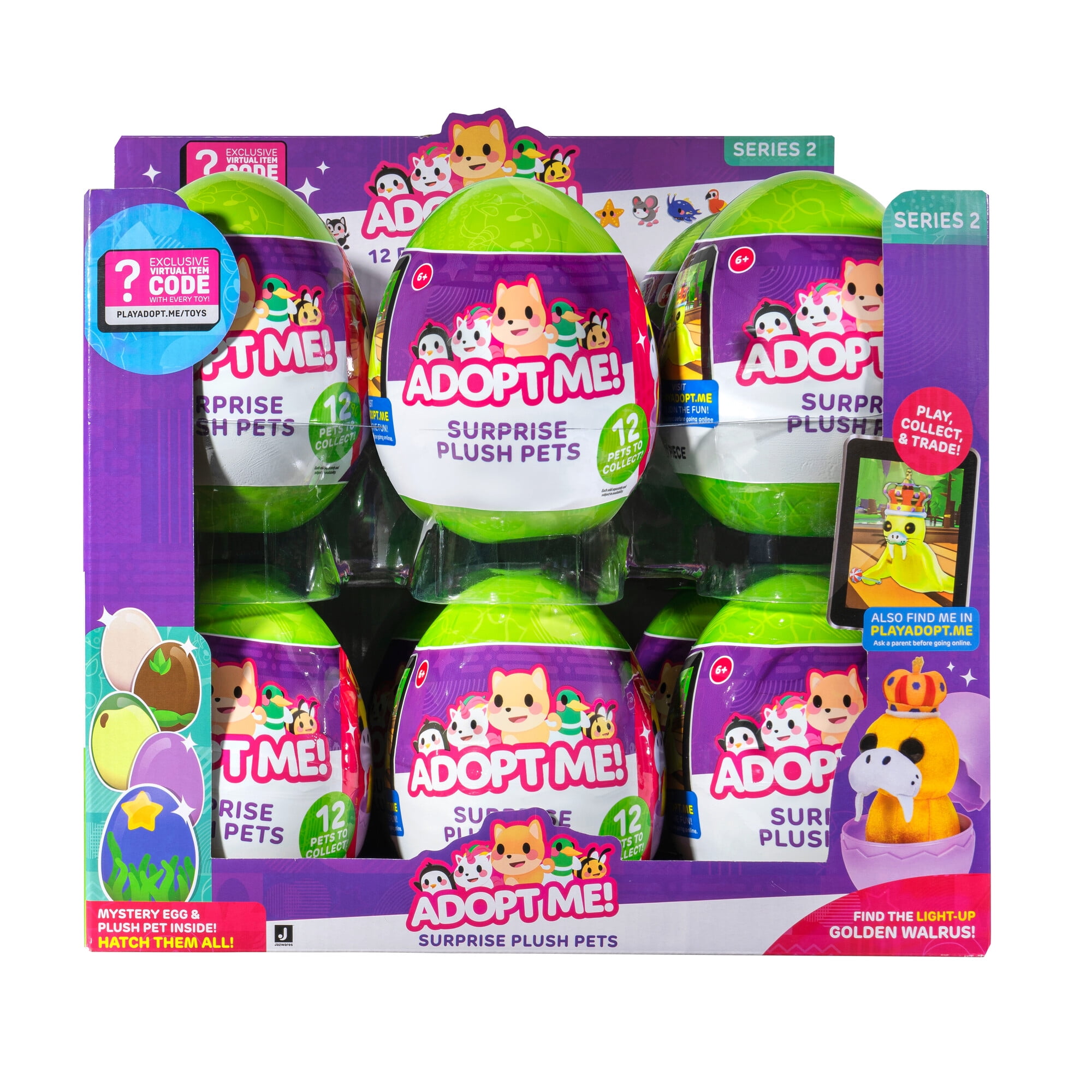 Adopt Me! Mystery Toy Surprise Pet Series 2 with Exclusive Virtual Item ...