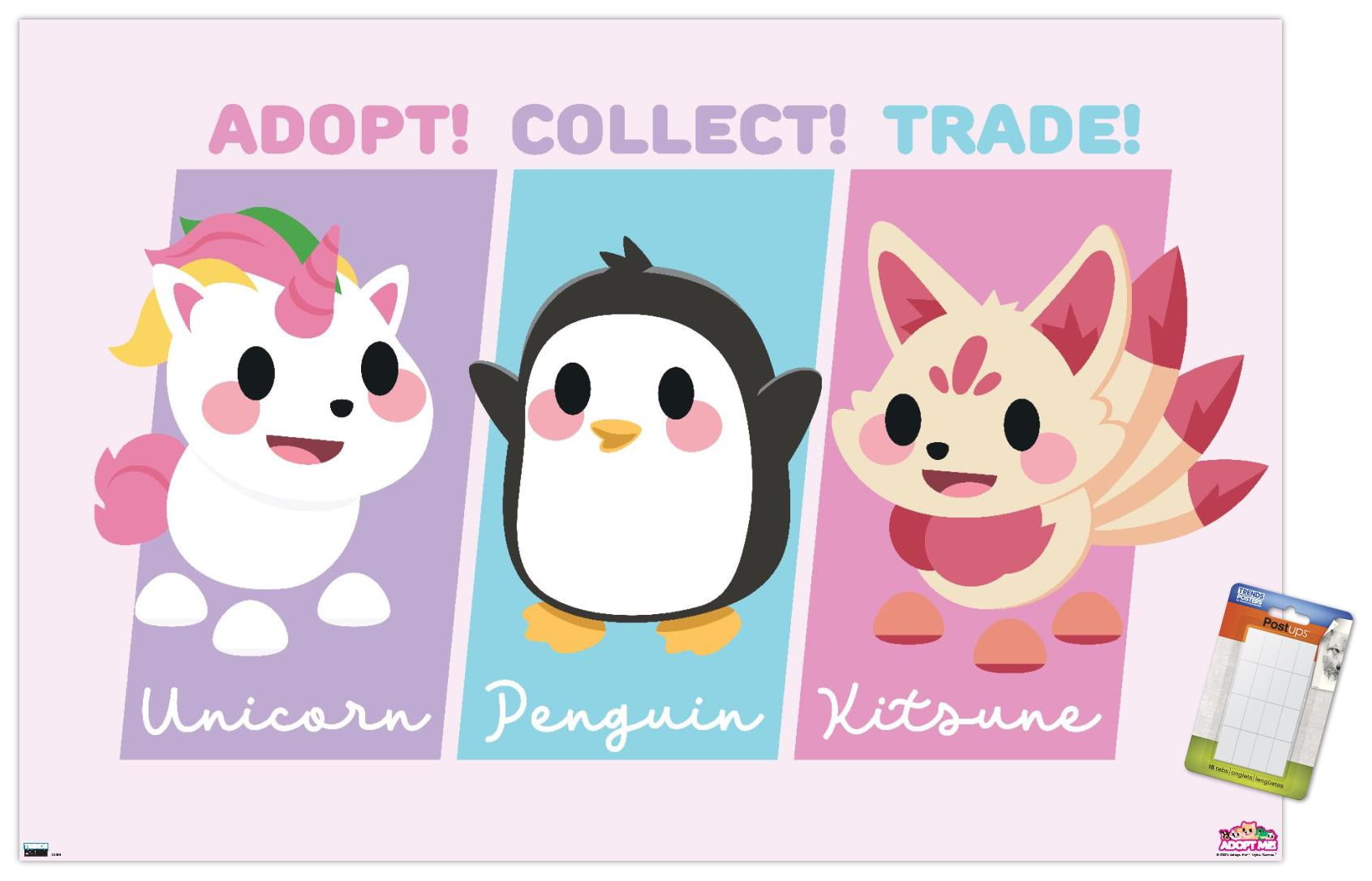 Adopt Me! - Adopt, Collect, Trade Wall Poster, 14.725" x 22.375 ...