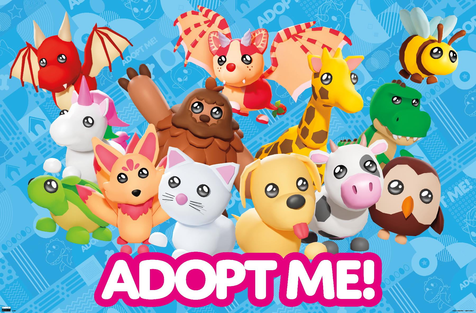 Adopt Me! - Collage Wall Poster, 22.375" x 34" - Walmart.com