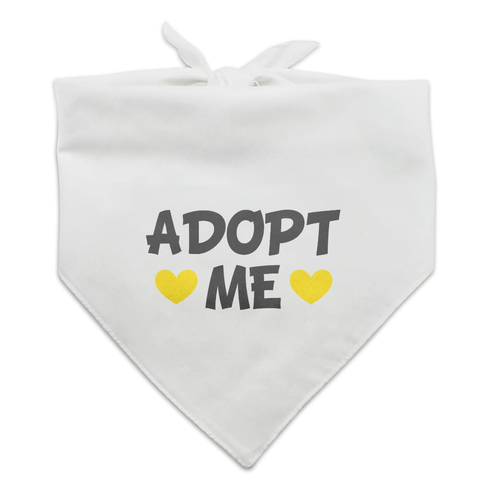 Adopt Me Dog Pet Bandana - White - Walmart.com