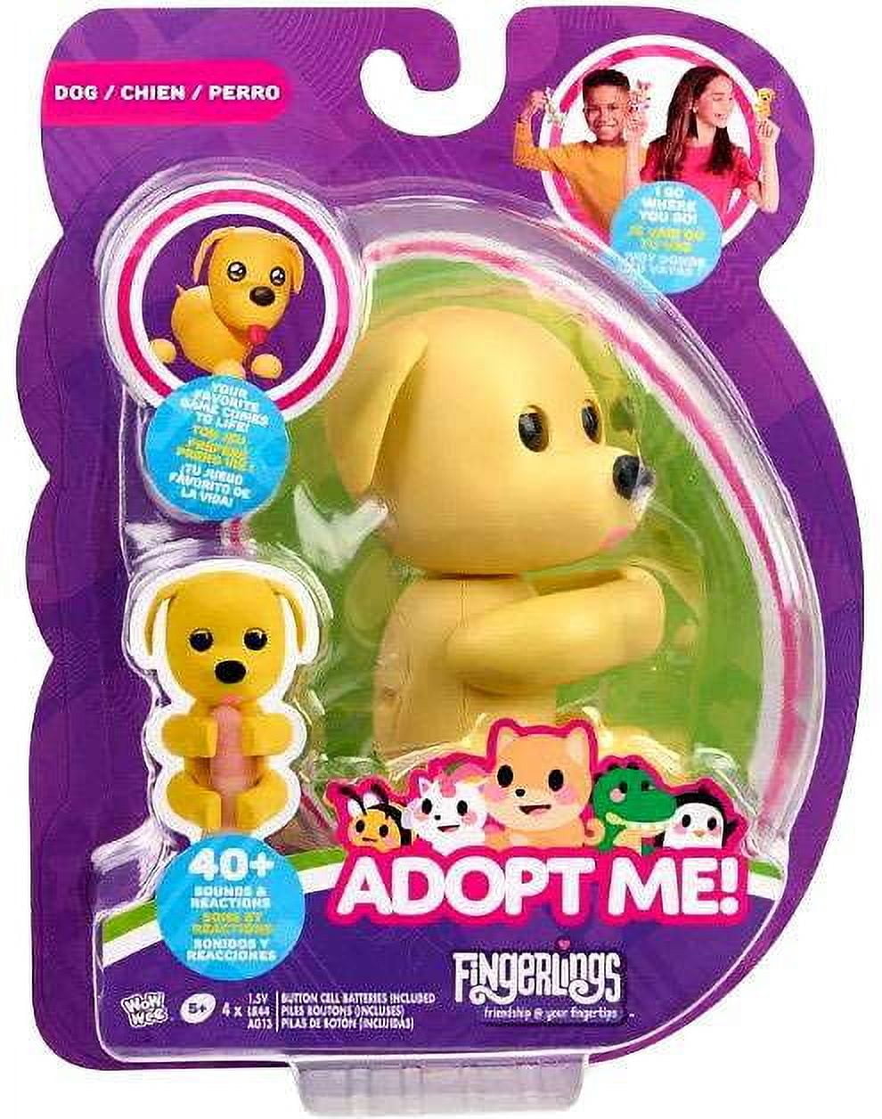 Free Shipping! Jazwares Adopt Me Fingerlings Dog Figure Interactive Pet ...