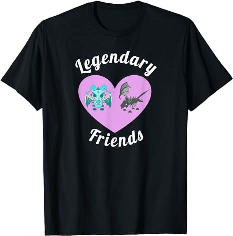Adopt Me Legendary friends shadow dragon and frost dragon T-Shirt ...