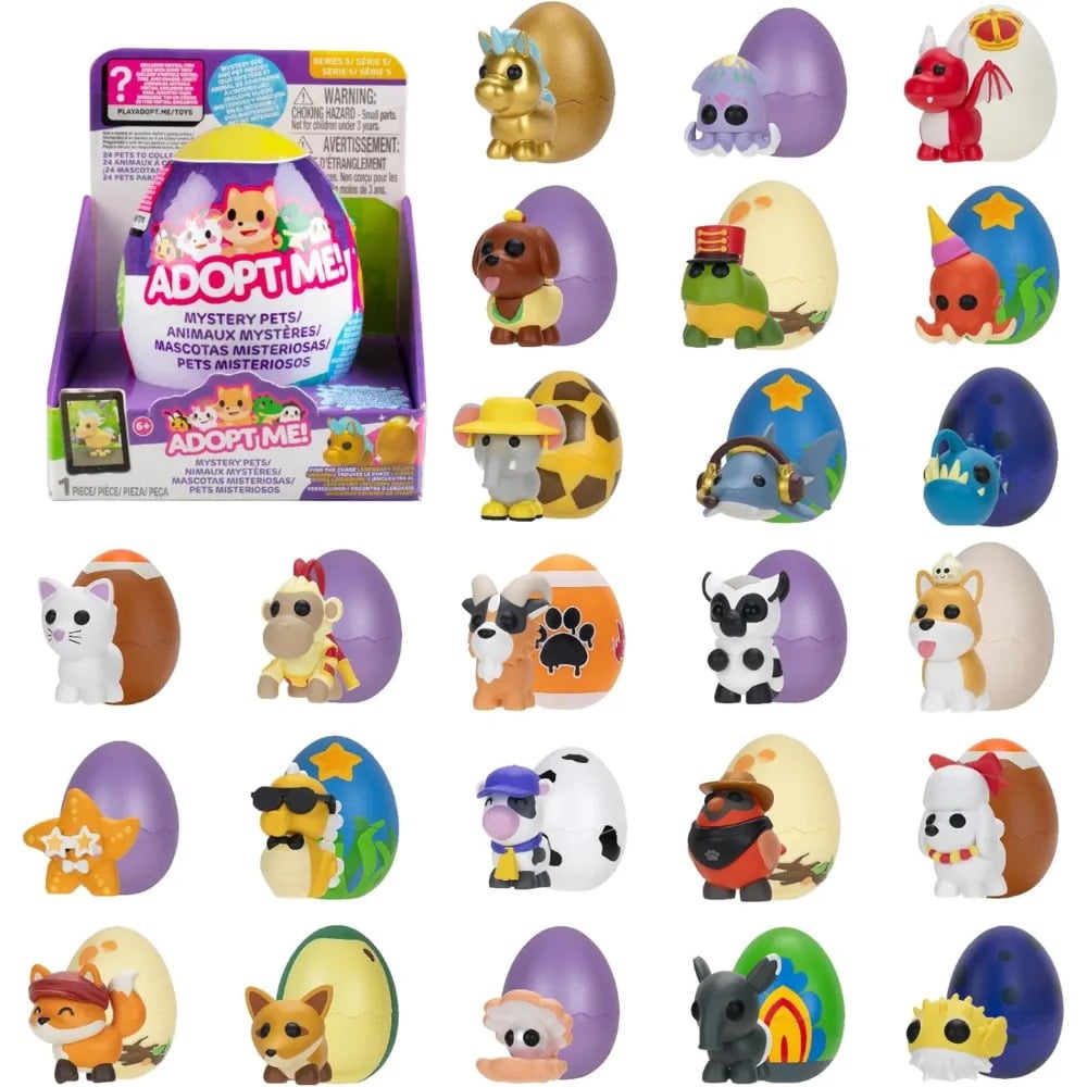 Adopt Me! Mystery Pets Blind Box Egg Assorted Single - Series 5 ...