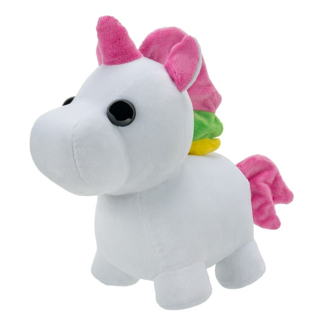 Adopt Me! Neon Unicorn LED Stuffed Animal - Glowing Plushie with Three ...