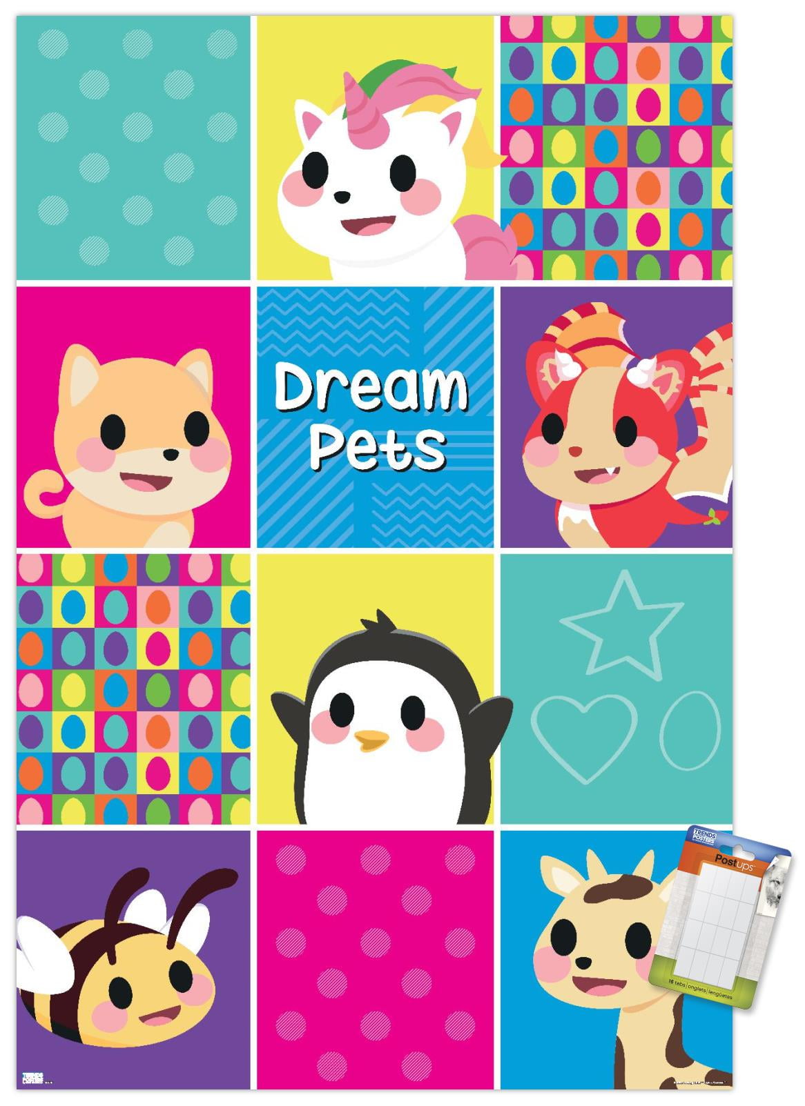 Adopt Me! - Panels Wall Poster, 22.375" x 34" - Walmart.com