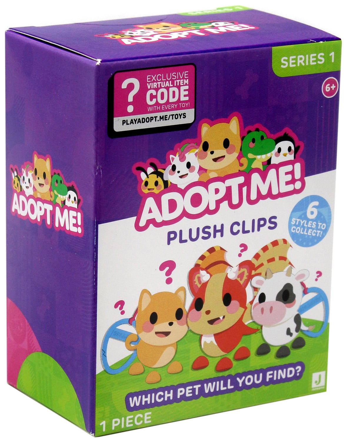 Adopt Me! Series 1 Plush Clips Mystery Pack - Walmart.com