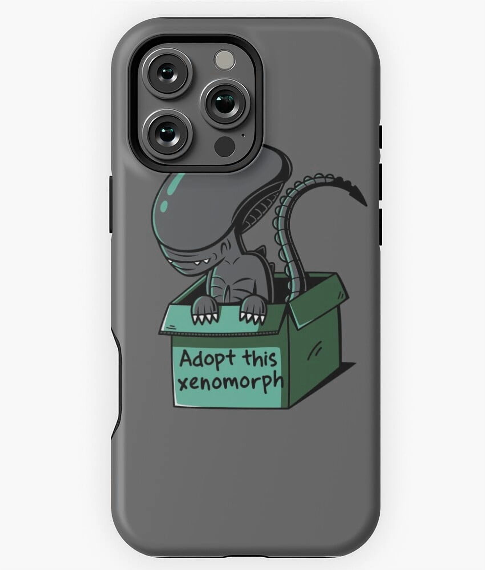 Adopt This Xenomorph Funny Sci-Fi M1067 Phone Case for iPhone 17 16 15 ...