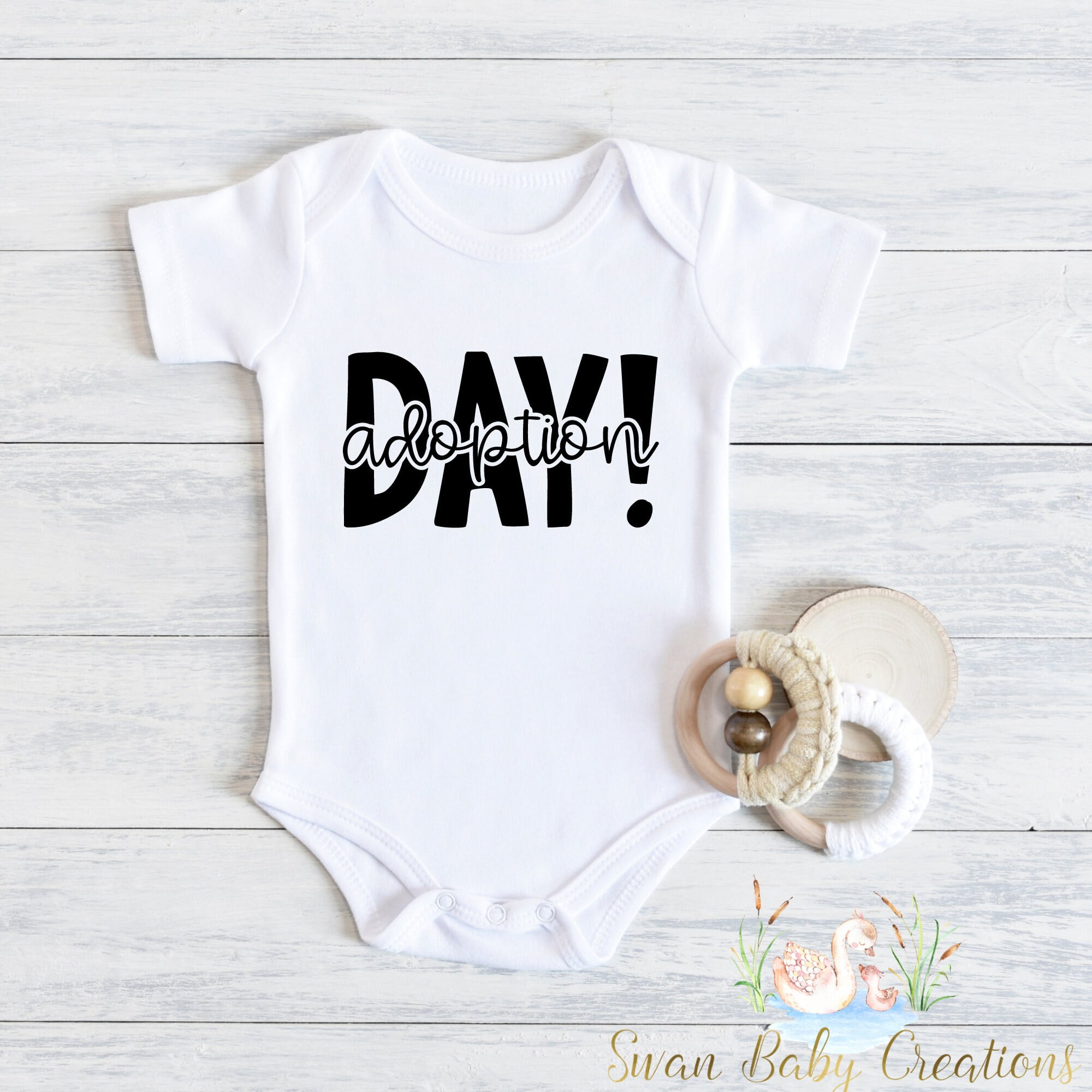 Adoption Day , Baby Adoption Day Bodysuit, Adoption Babies Hearts ...