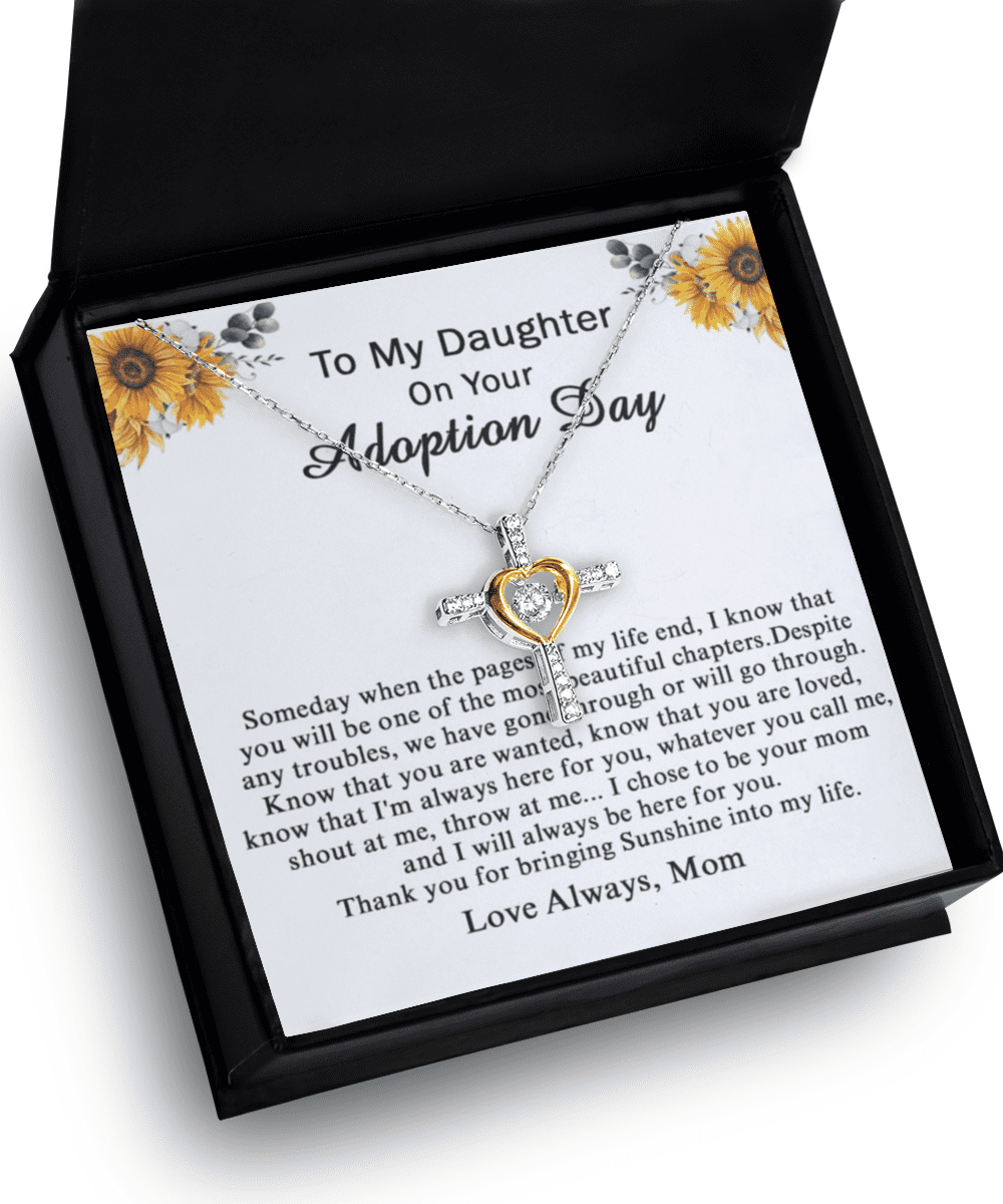 Adoption Day Gift For Daughter, Gift From Adoptive Mom, Cross Dancing ...