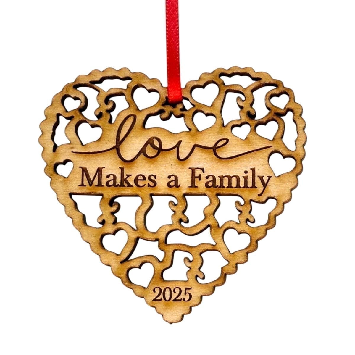 Twisted Anchor Trading Co Love Makes a Family Adoption Ornament Gift ...