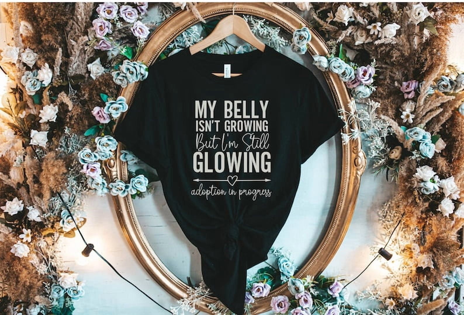 Adoptive Mom Adoption Baby Shower Announcement In Progress For Adopting ...