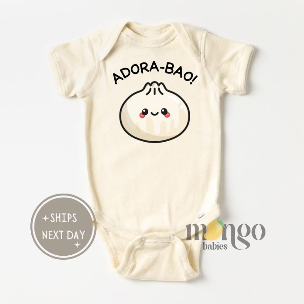 Adora-Bao Baby Onesies Adorable Kids Shirt Chinese Food Cute Baby ...