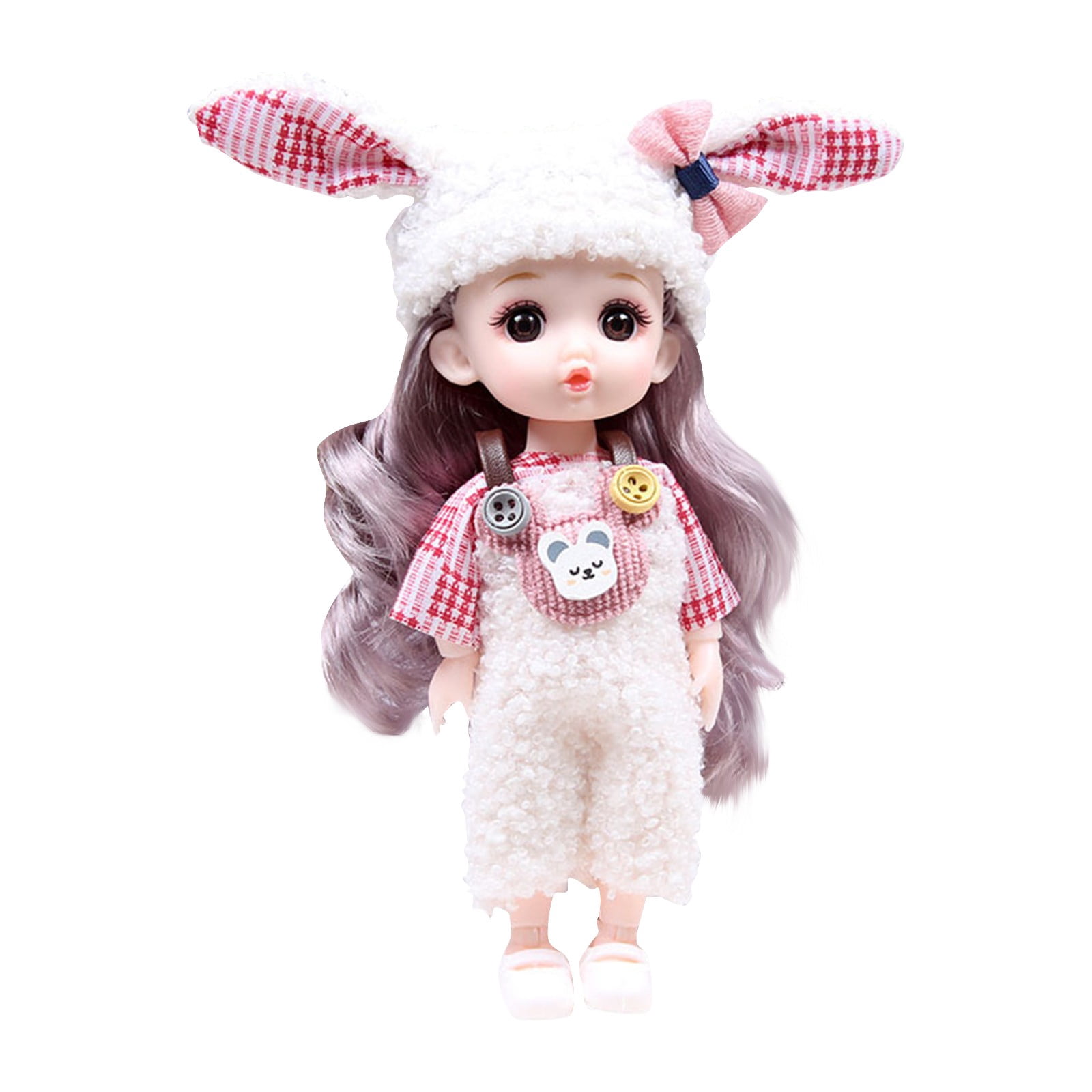 Adorable 12-Inch Fashion Doll with Cute Animal Outfit, Perfect for Kids ...