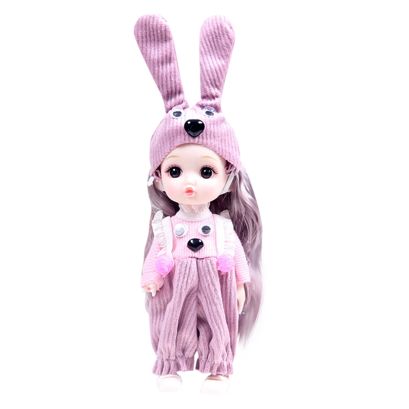Adorable 12-Inch Plush Doll with Removable Animal Costume Perfect Gift ...