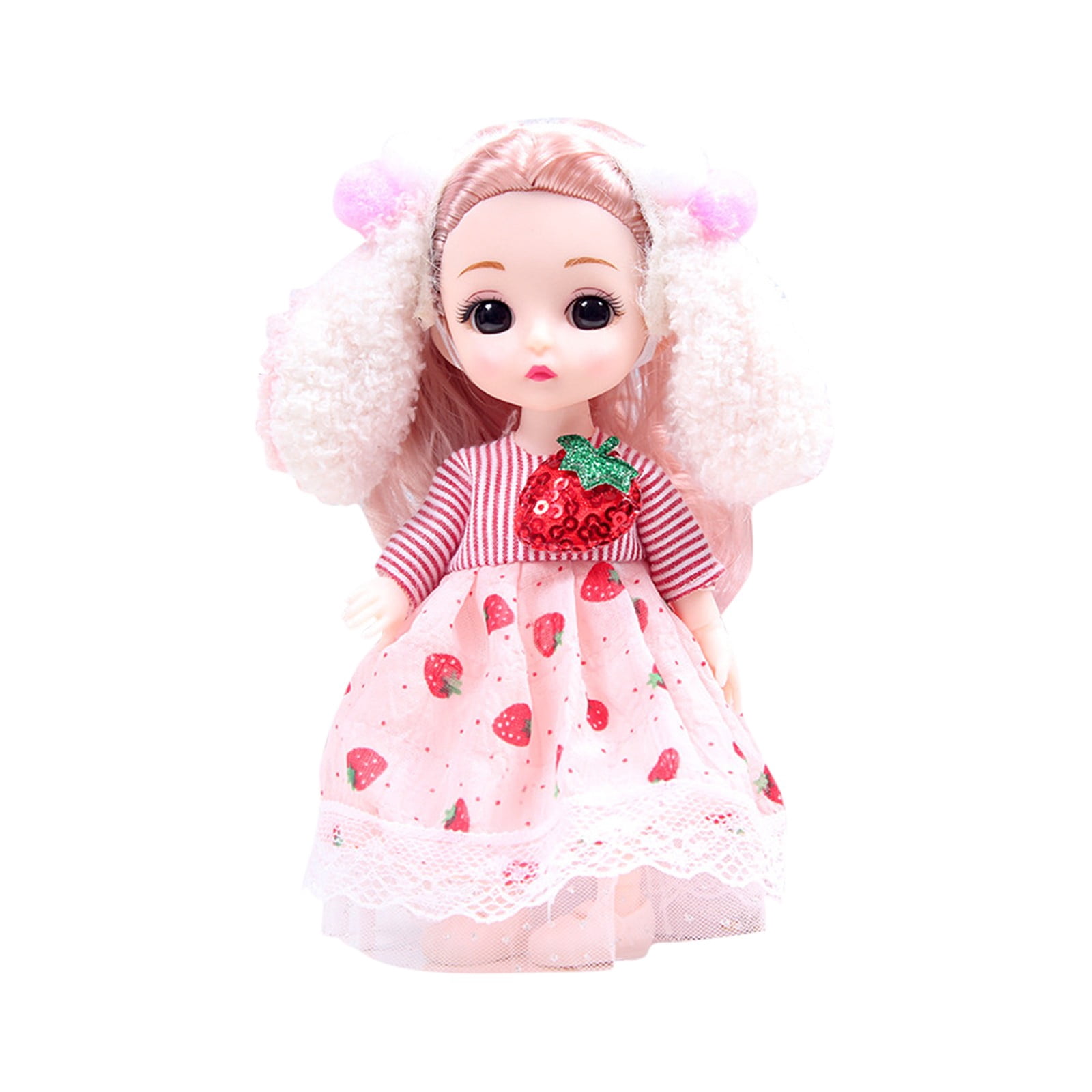 Adorable 12-Inch Plush Doll with Removable Animal Costume Perfect Gift ...