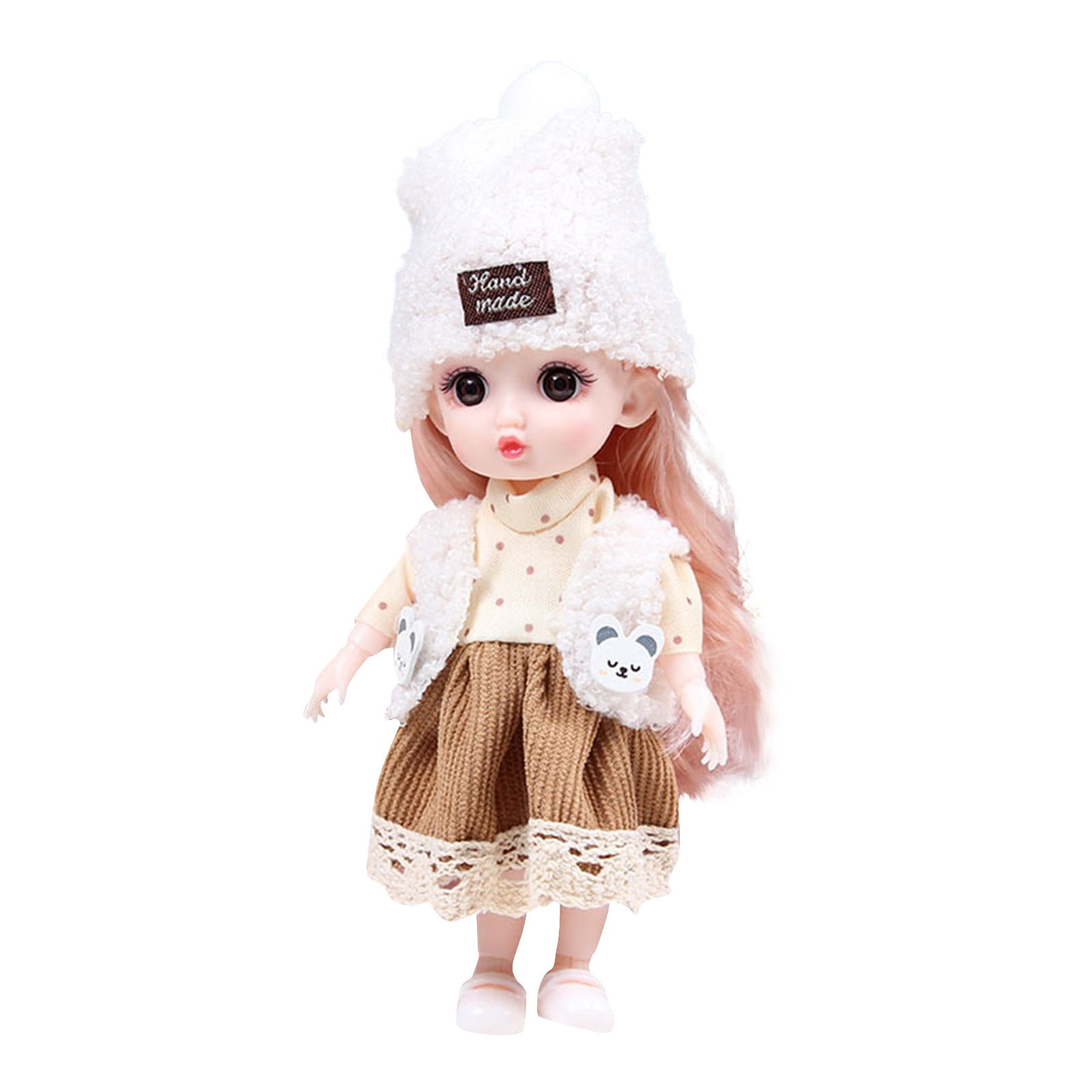 Adorable 12-Inch Plush Doll with Removable Animal Costume Perfect Gift ...