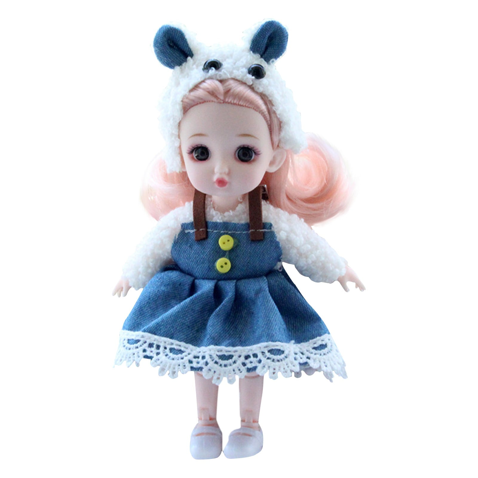 Adorable 12-inch Fashion Doll with Cute Animal Outfit, Removable ...
