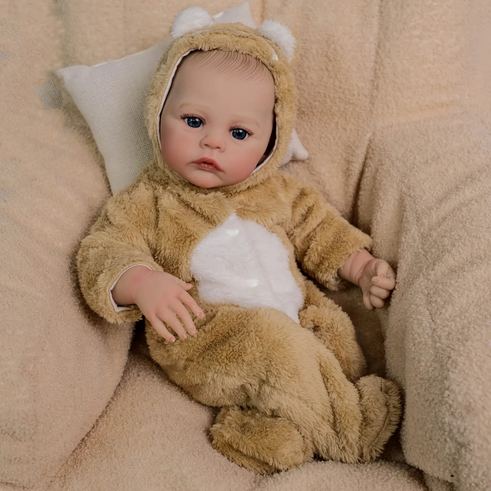 Adorable 18 Inch Reborn Baby Doll - Realistic Details, Handmade Look ...