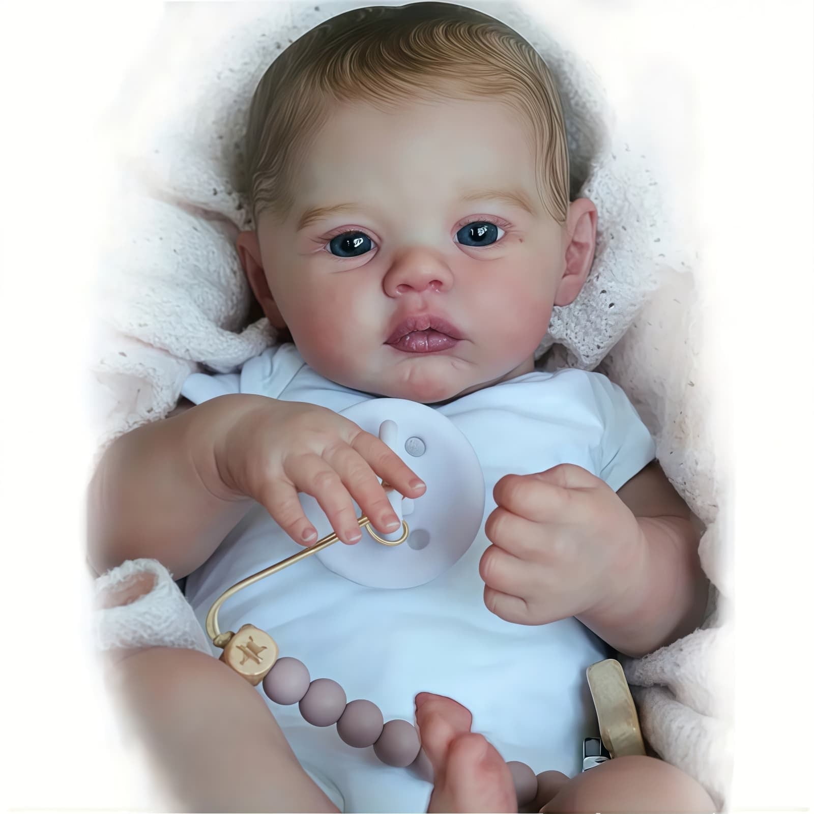 Adorable 18-Inch Reborn Baby Doll - Realistic Details, Handmade Look ...