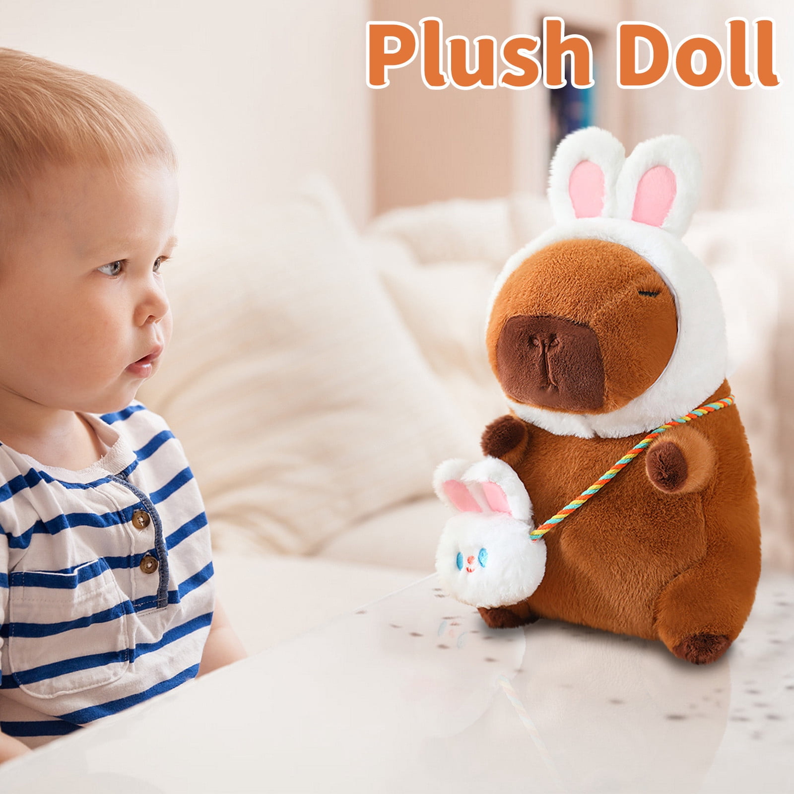 Adorable 20-Inch Plush Capibara Doll - Perfect Gift for Kids and ...