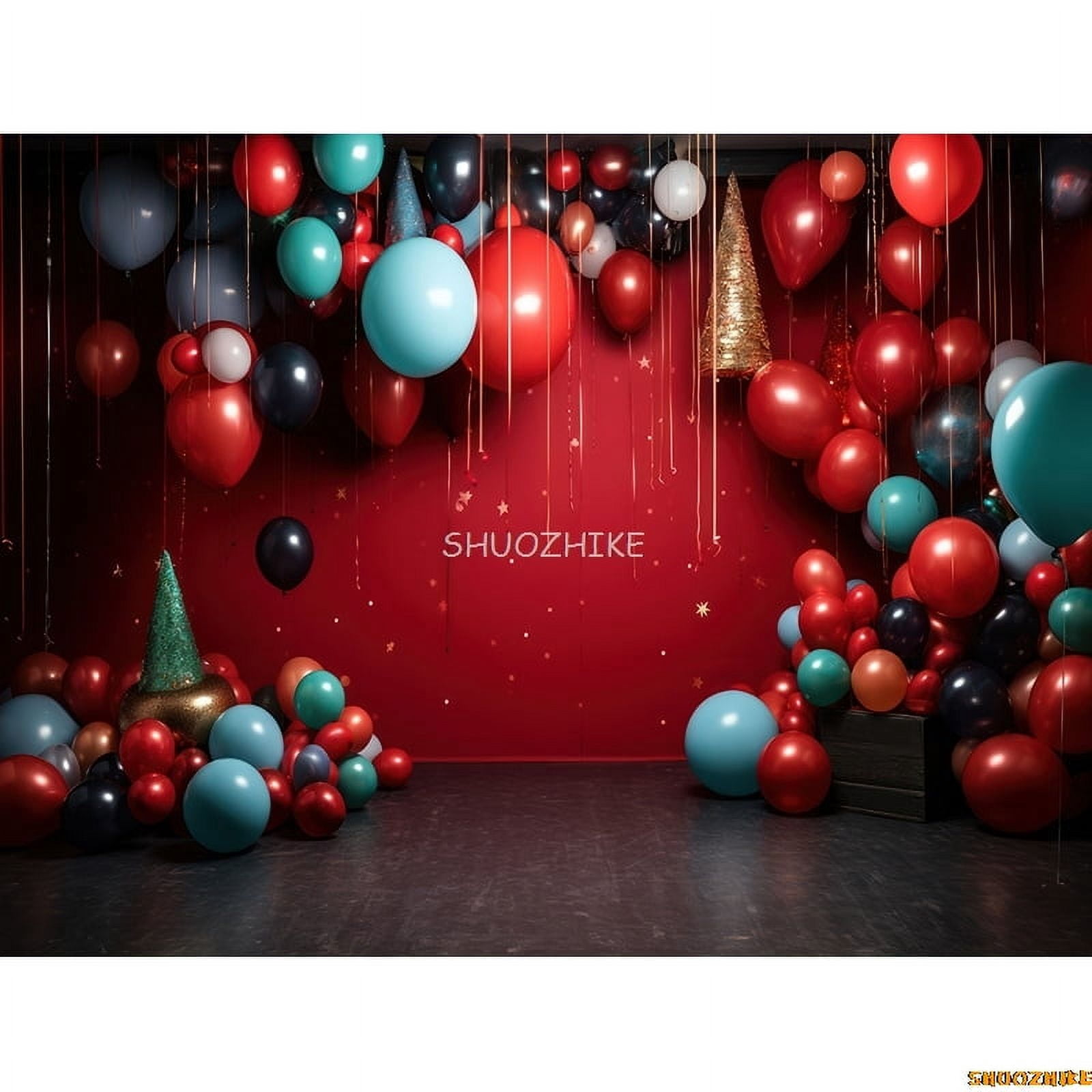 Adorable 3d Cartoon Photography Backdrops Props Birthday Party Banner ...