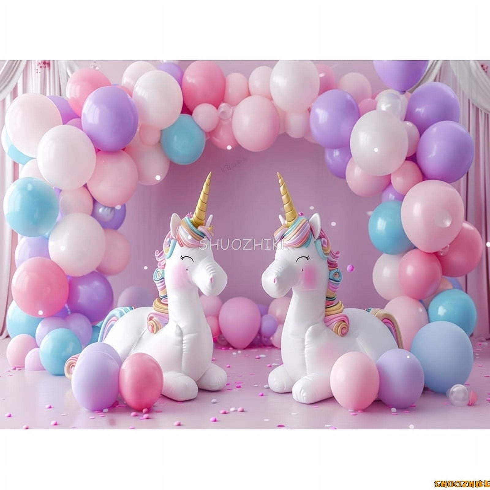 Adorable 3d Cartoon Photography Backdrops Props Birthday Party Banner ...