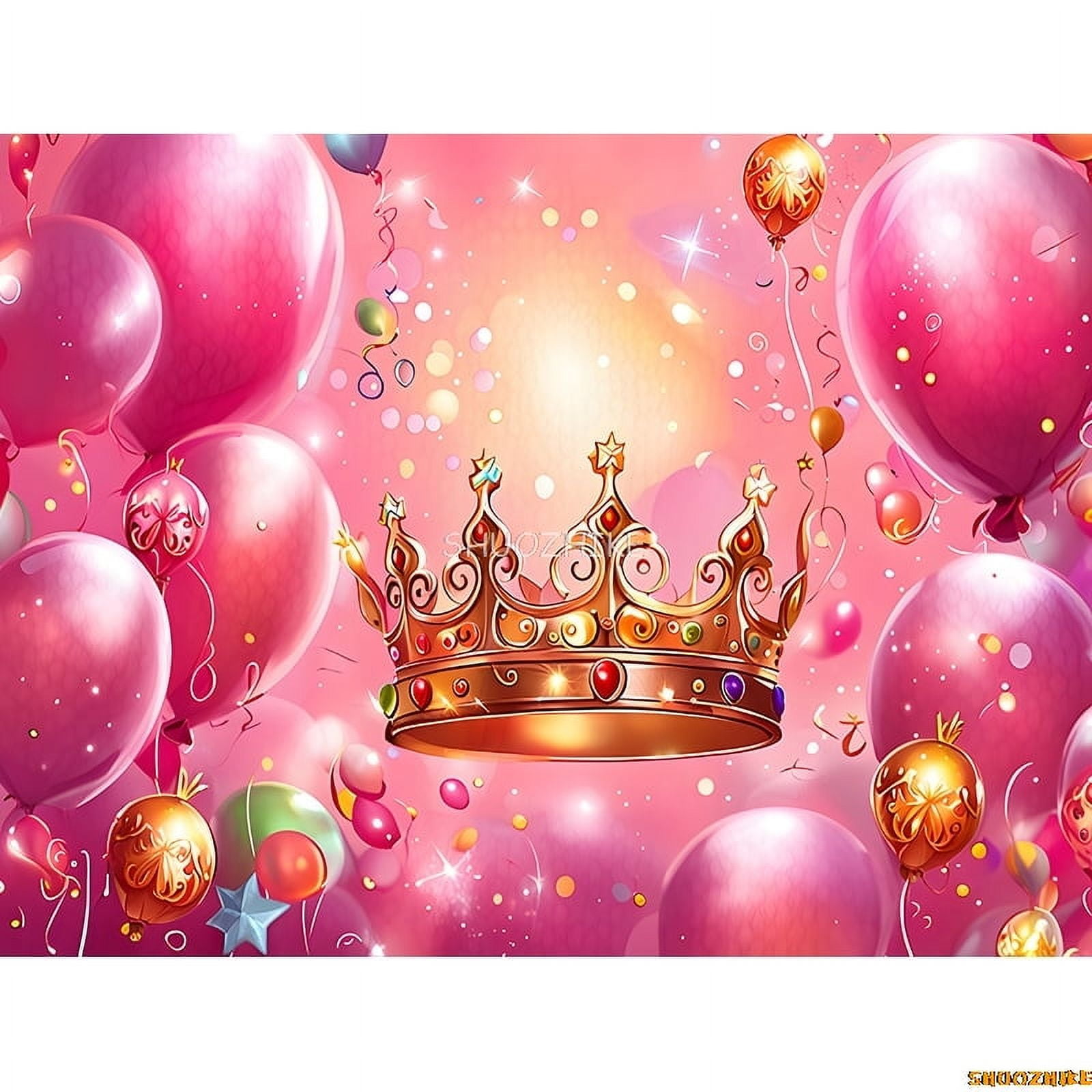 Adorable 3d Cartoon Photography Backdrops Props Birthday Party Banner ...