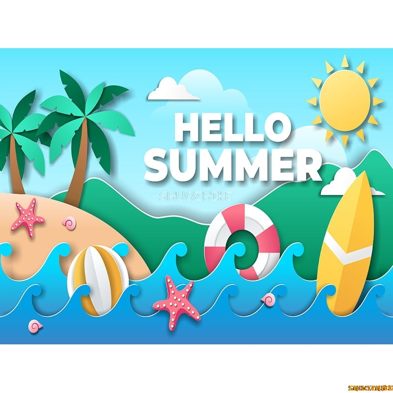 Adorable 3d Cartoon Photography Backdrops Props Birthday Party Banner ...