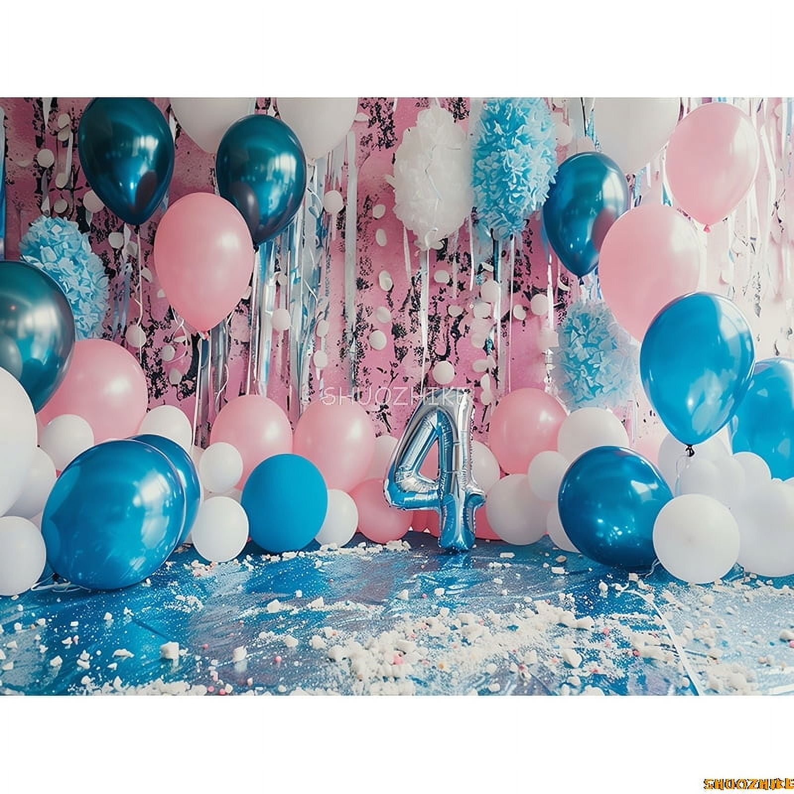 Adorable 3d Cartoon Photography Backdrops Props Birthday Party Banner ...