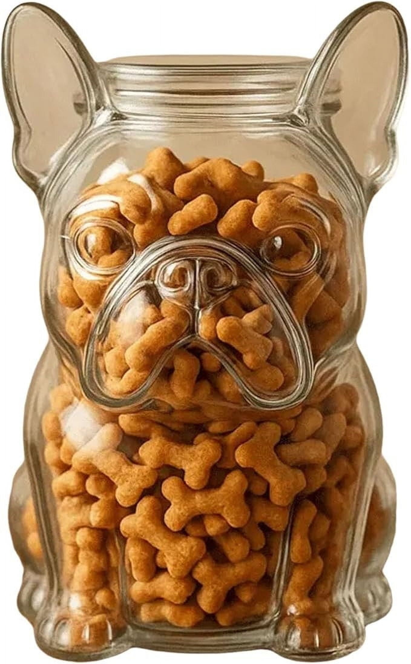 Adorable Airtight Snack Jar, Stainless Steel Dog Food Container, Secure ...