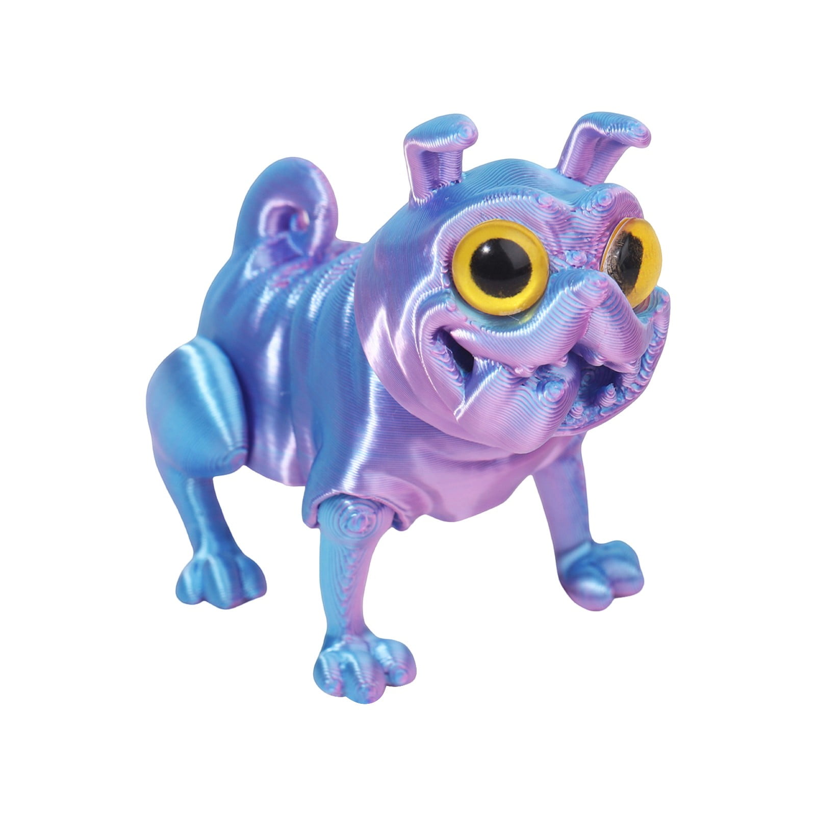 Adorable Alien Pug Figurine Unique Home Decor, Handcrafted Resin ...