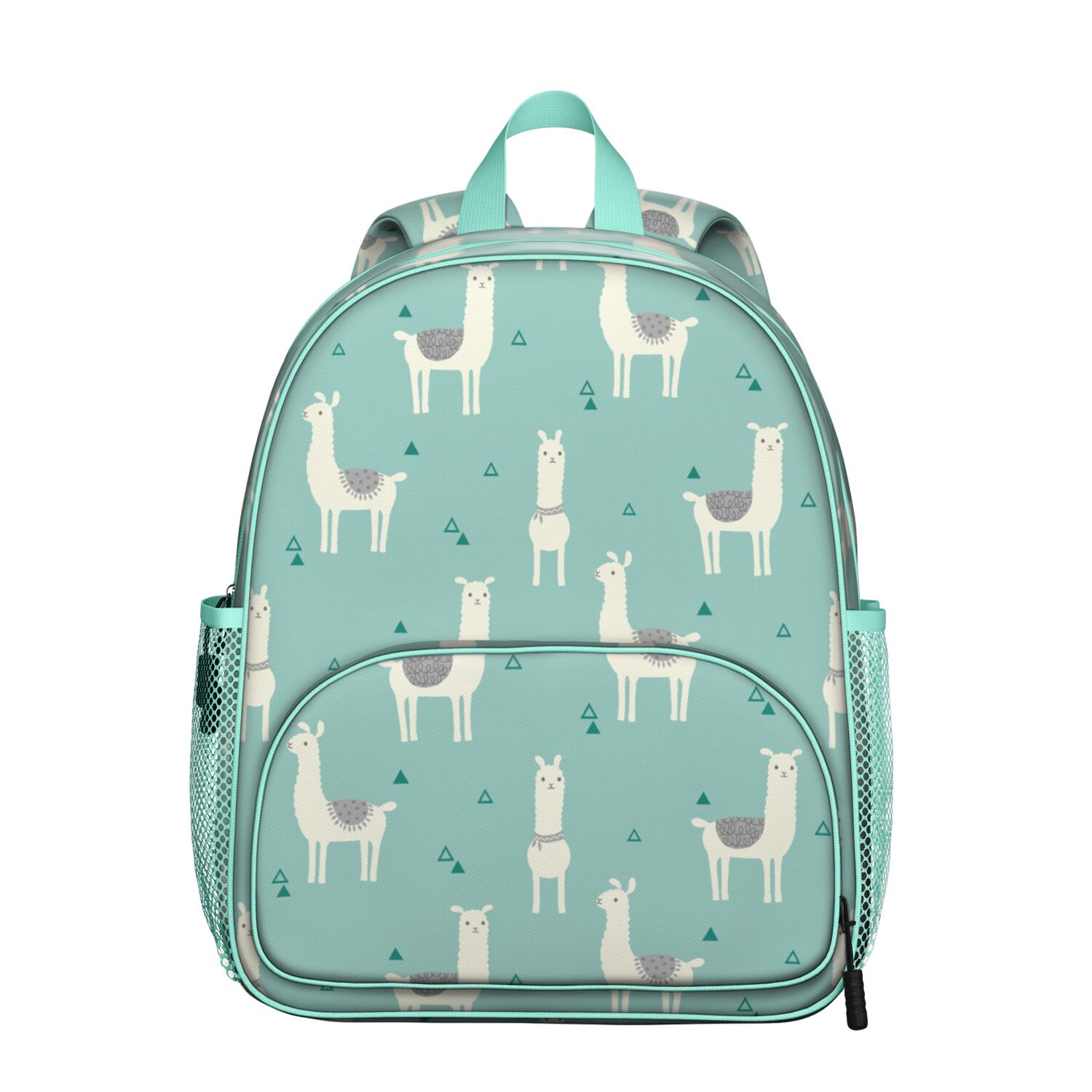 Adorable Alpaca Student Backpack – Cute Llama Cartoon Pattern with ...