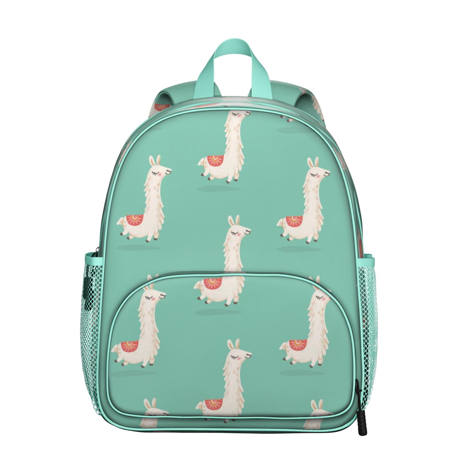Adorable Alpaca Student Backpack – Cute Llama Cartoon Pattern with ...