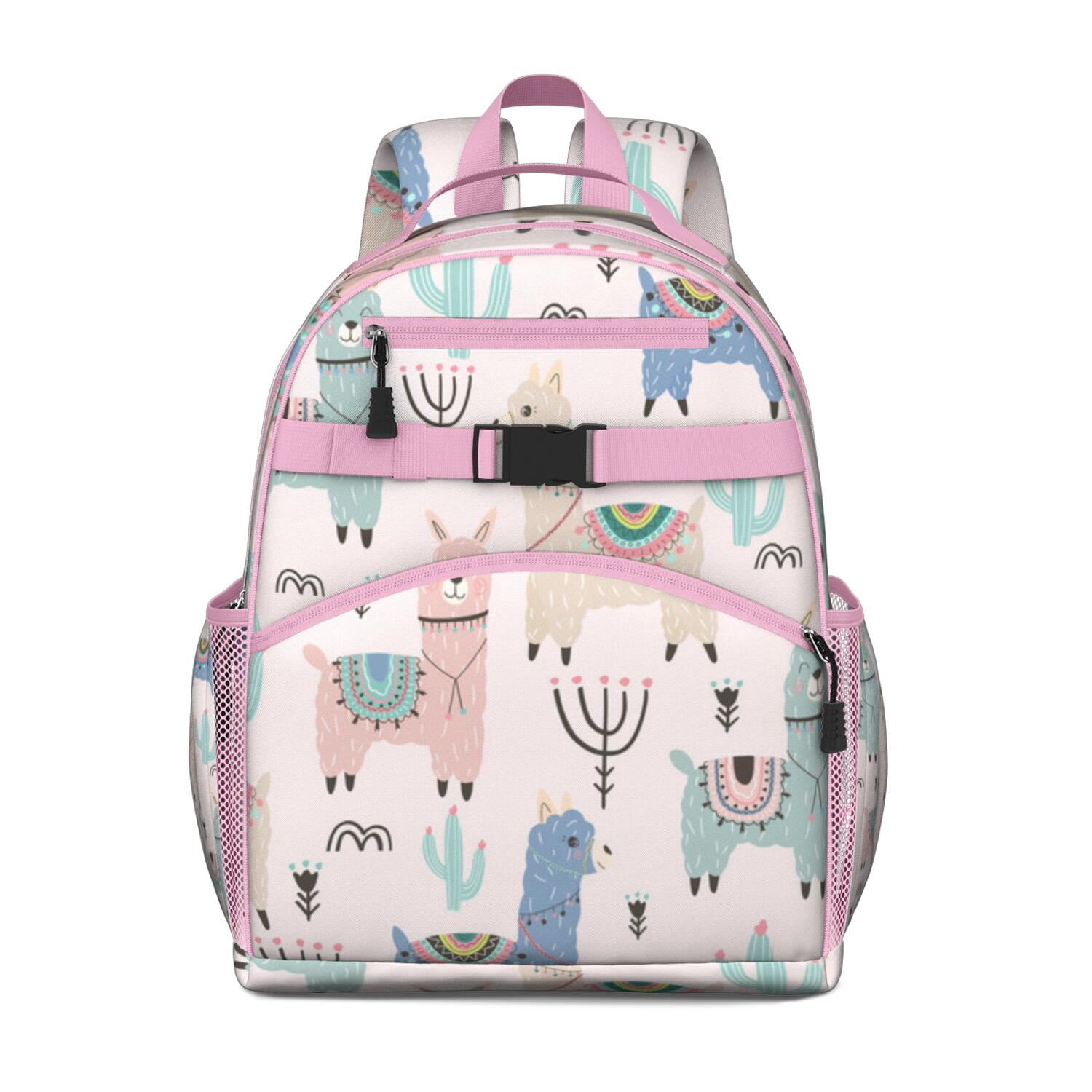 Adorable Alpaca Students Backpack Cartoon Llama Design with Kawaii Face ...