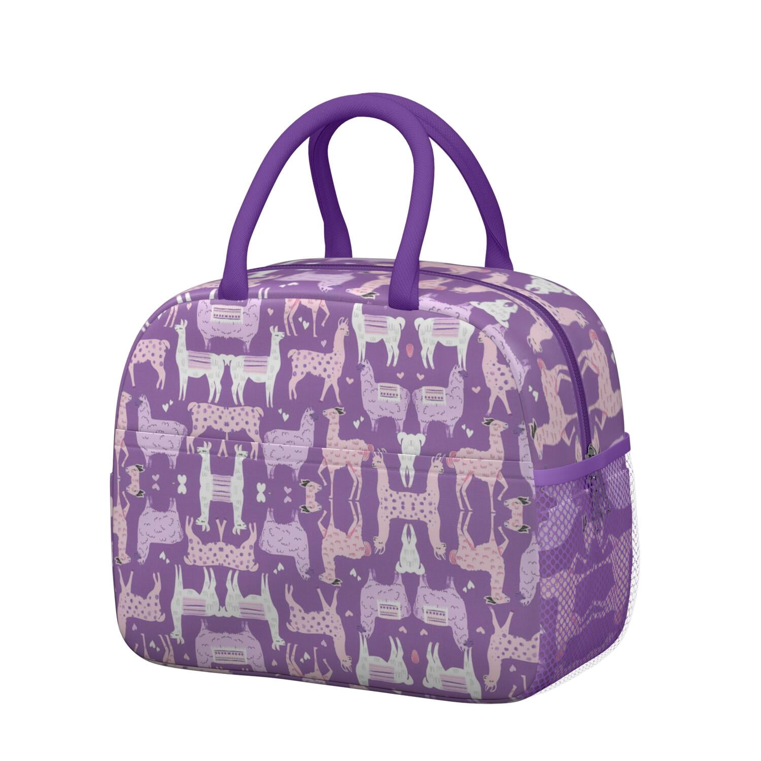 Adorable Alpaca Thermal Lunch Bag - Reusable Insulated Lunch Box with ...