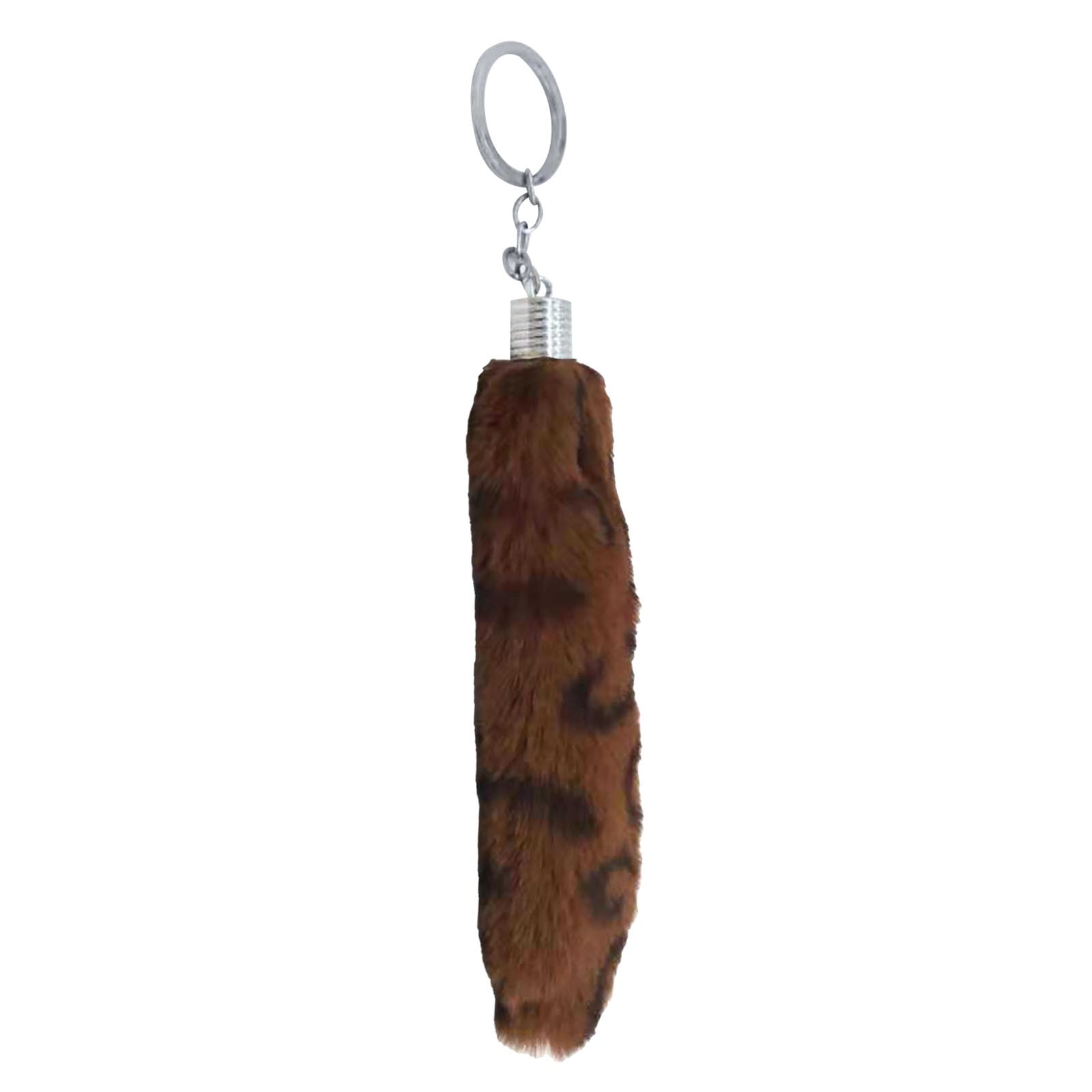 Adorable Animal Furry Tail Keychain Hanger Plushy Tail Unique Key ...