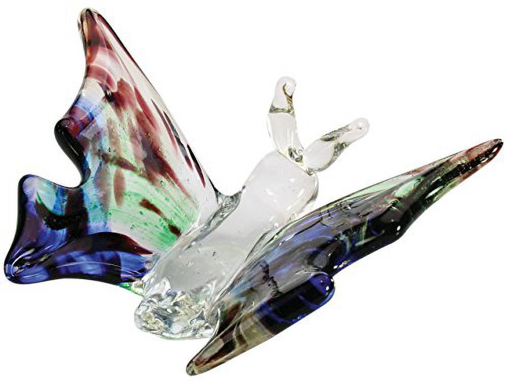 Adorable Art Glass Rainforest Butterfly Paperweight Figurine 4.5 ...