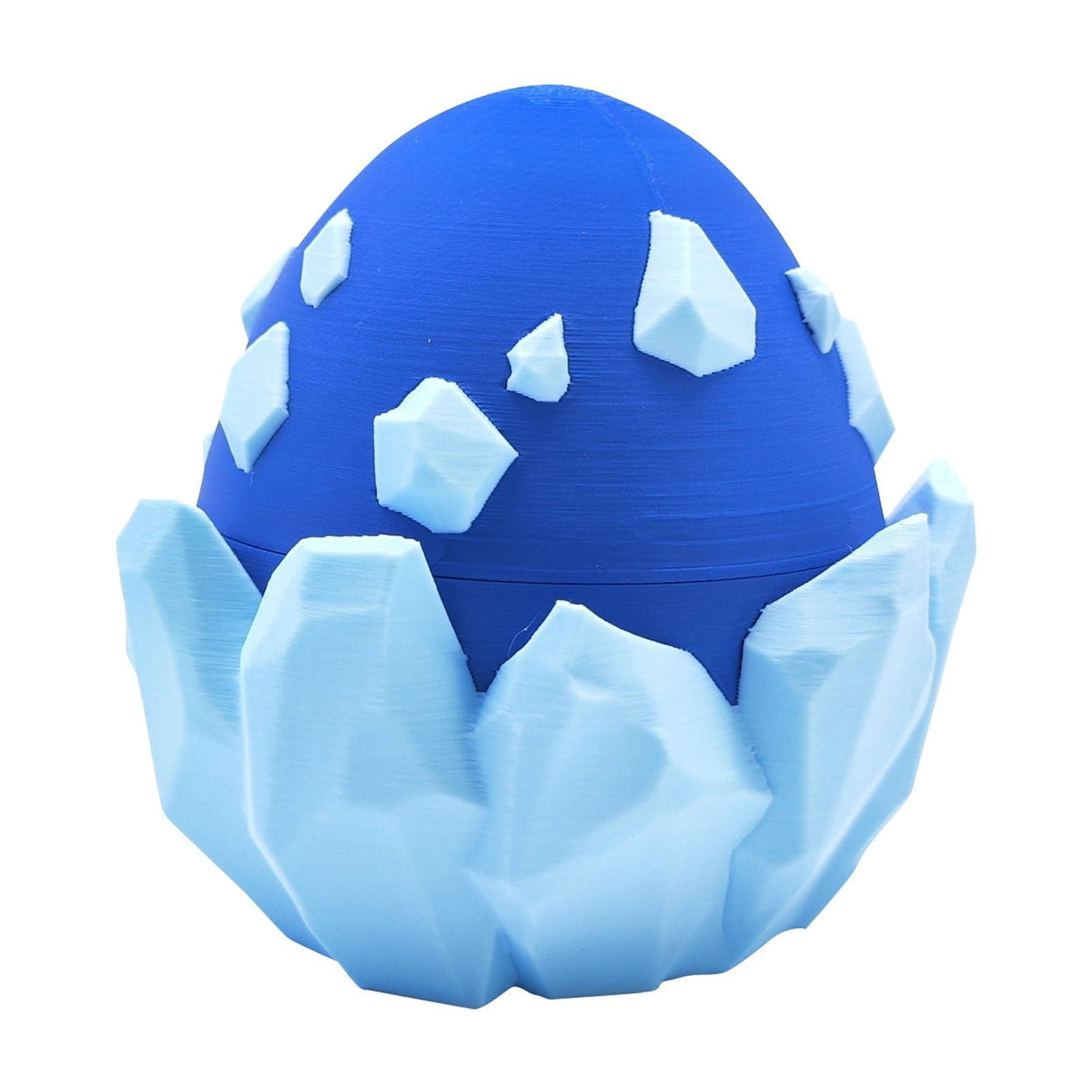 Adorable Articulated Dragon Figurine Toy Flexible Blue & White Design ...