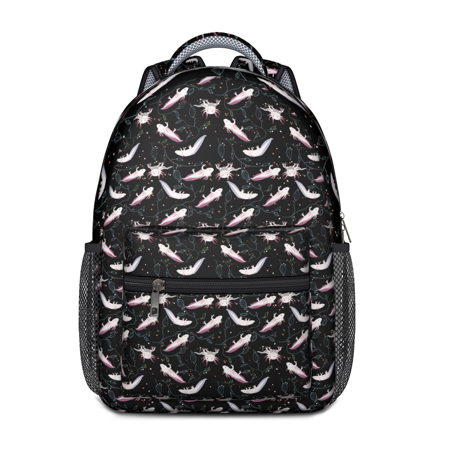 Adorable Axolotl Fantasy Student Backpack - Waterproof Ergonomic ...