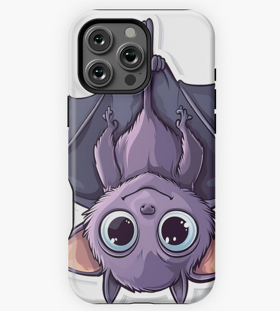 Adorable Baby Bat Hanging Upside Down Halloween Sticker GA9421 Phone ...
