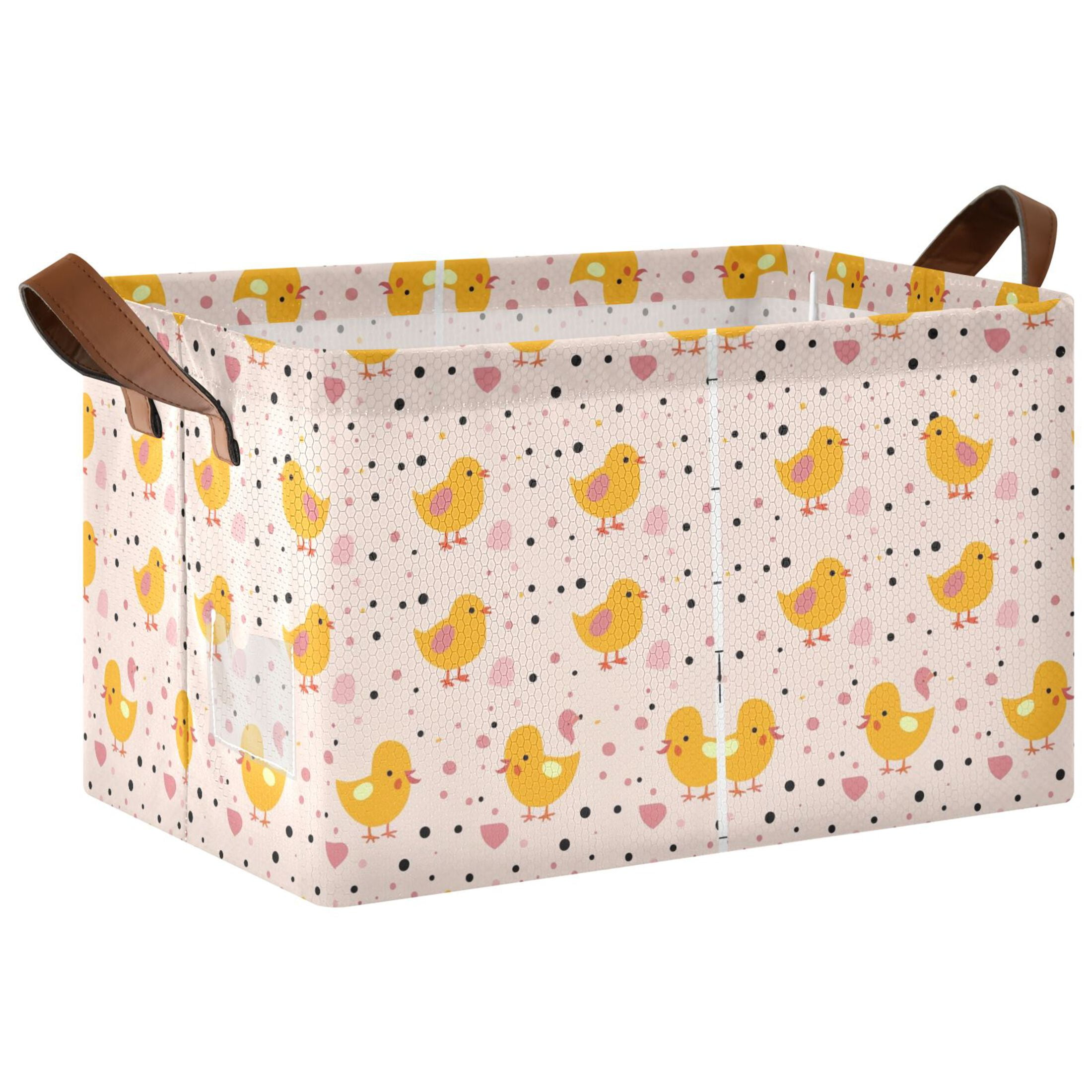 Adorable Baby Ducks Collapsible Storage Bins Fabric Shelf Baskets with ...