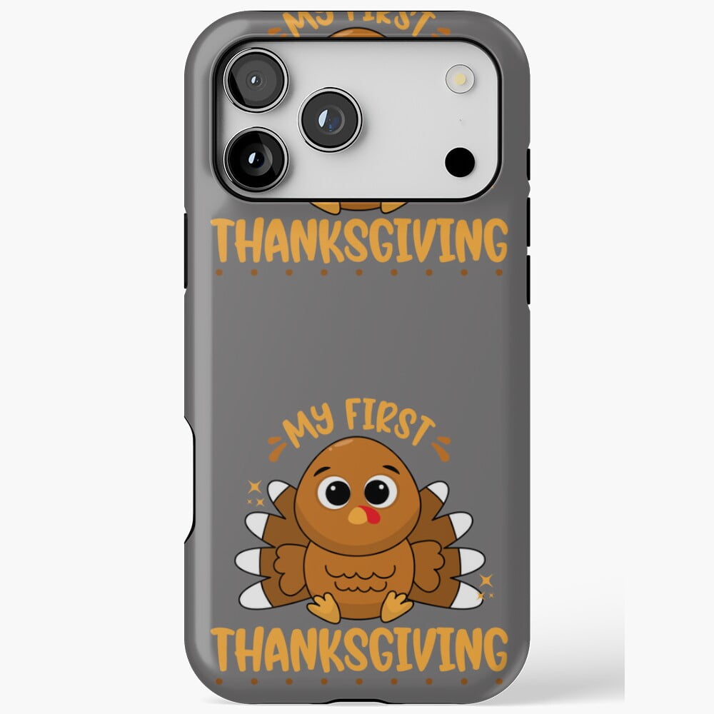 Adorable Baby Thanksgiving Themed Turkey Vibes iPhone 11 through 17 Pro ...