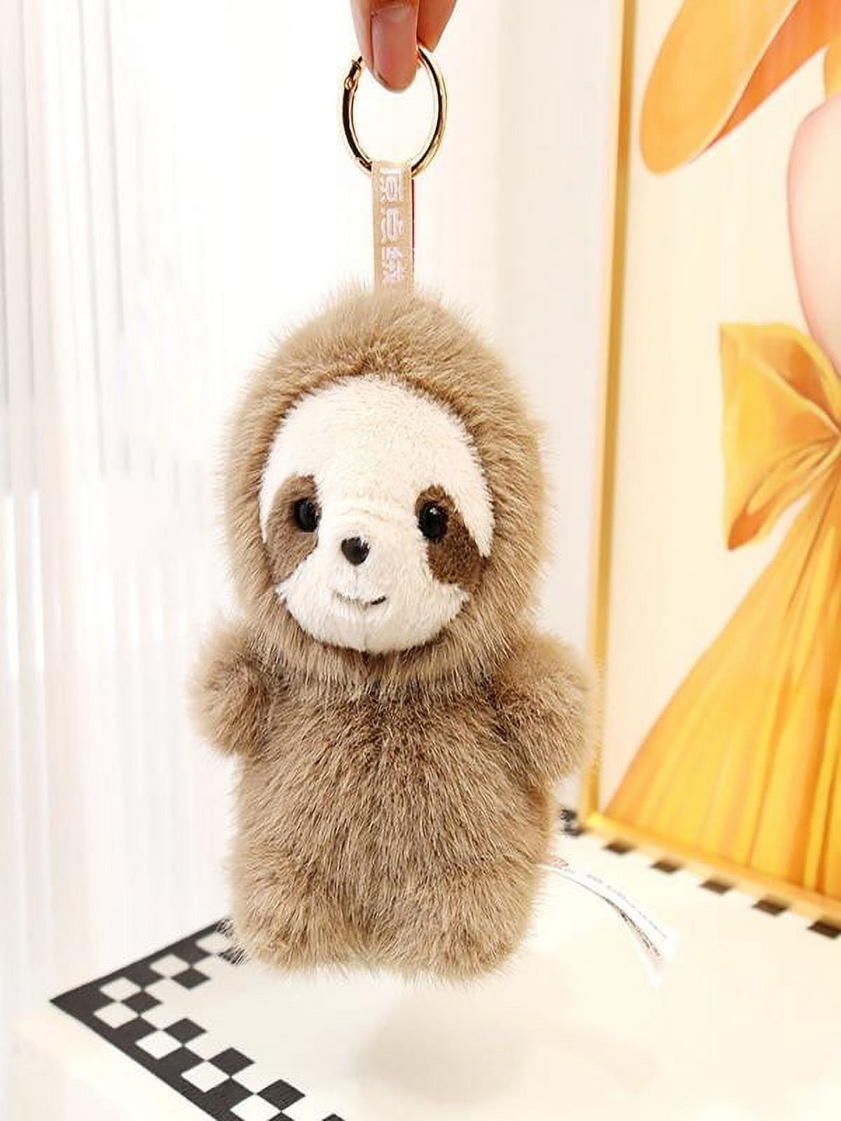 Adorable Backpack Keychain Pendant, Cute Plush Stuffed Animal Hanging ...