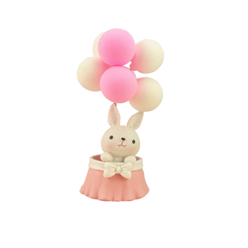Adorable Balloon Rabbit Shape Cake Decoration Animal Miniature ...