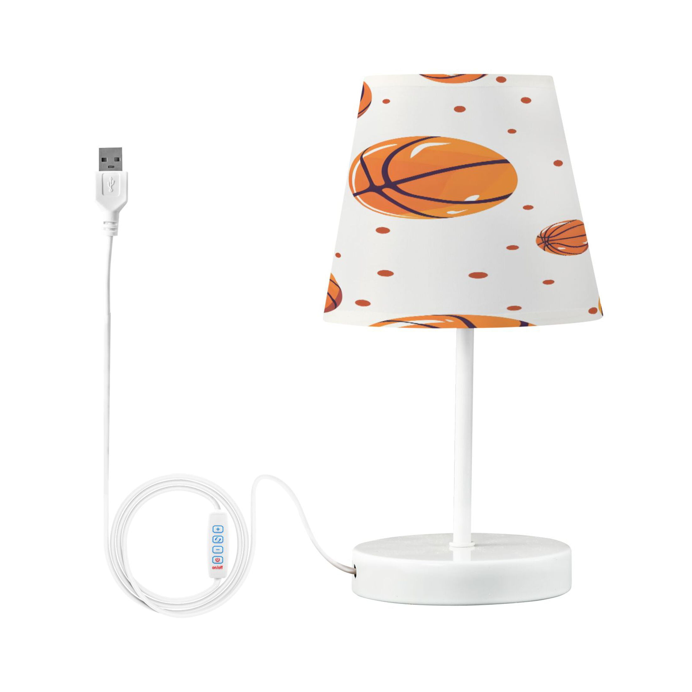 Adorable Basketball Desk Lamp LED Table Nightstand Lamps with 3 Color ...